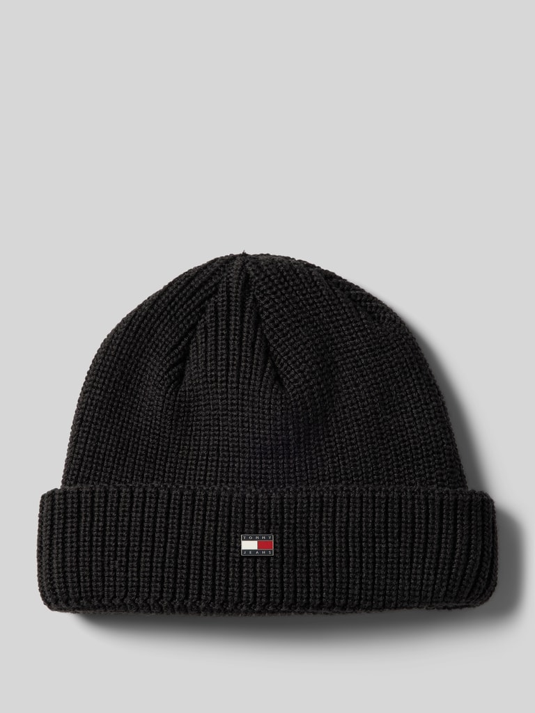 Tommy Jeans Muts met logostitching, model 'HERITAGE' in zwart online kopen | P&C