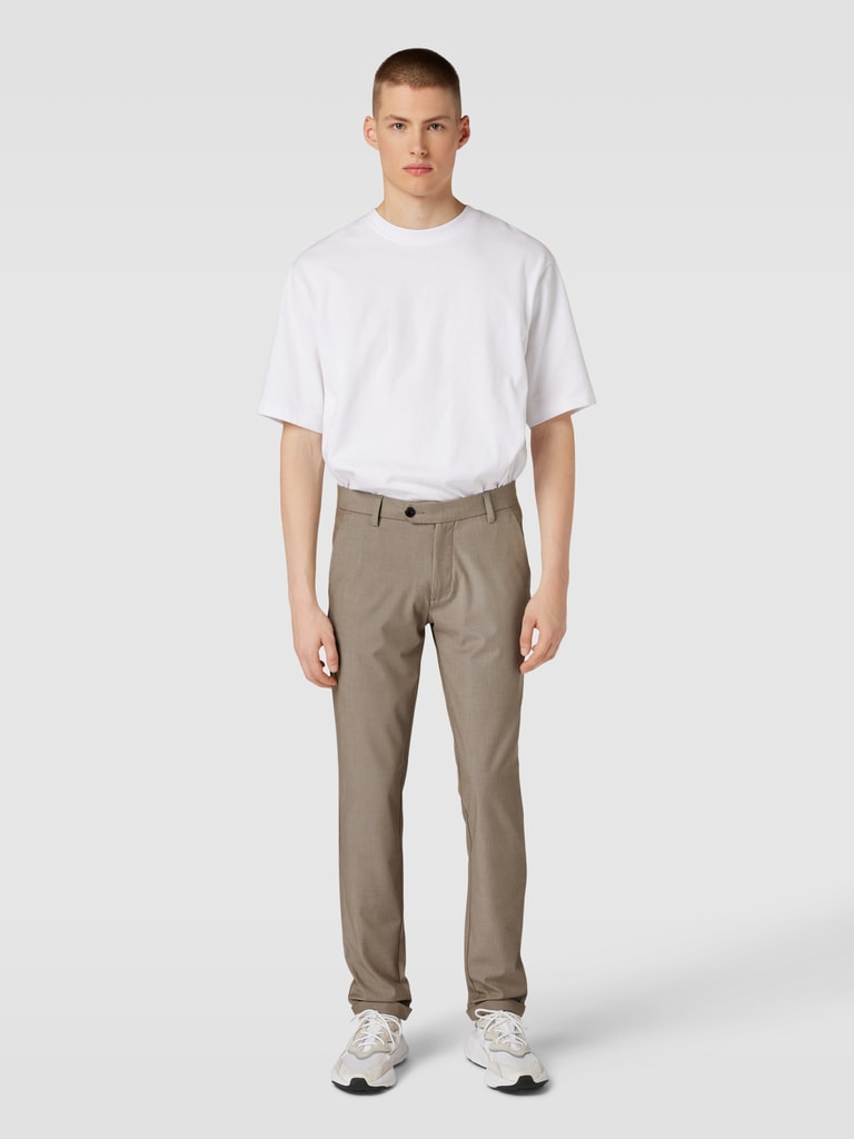 Jack & Jones Slim fit stoffen broek in effen design, model 'MARCO' in ...