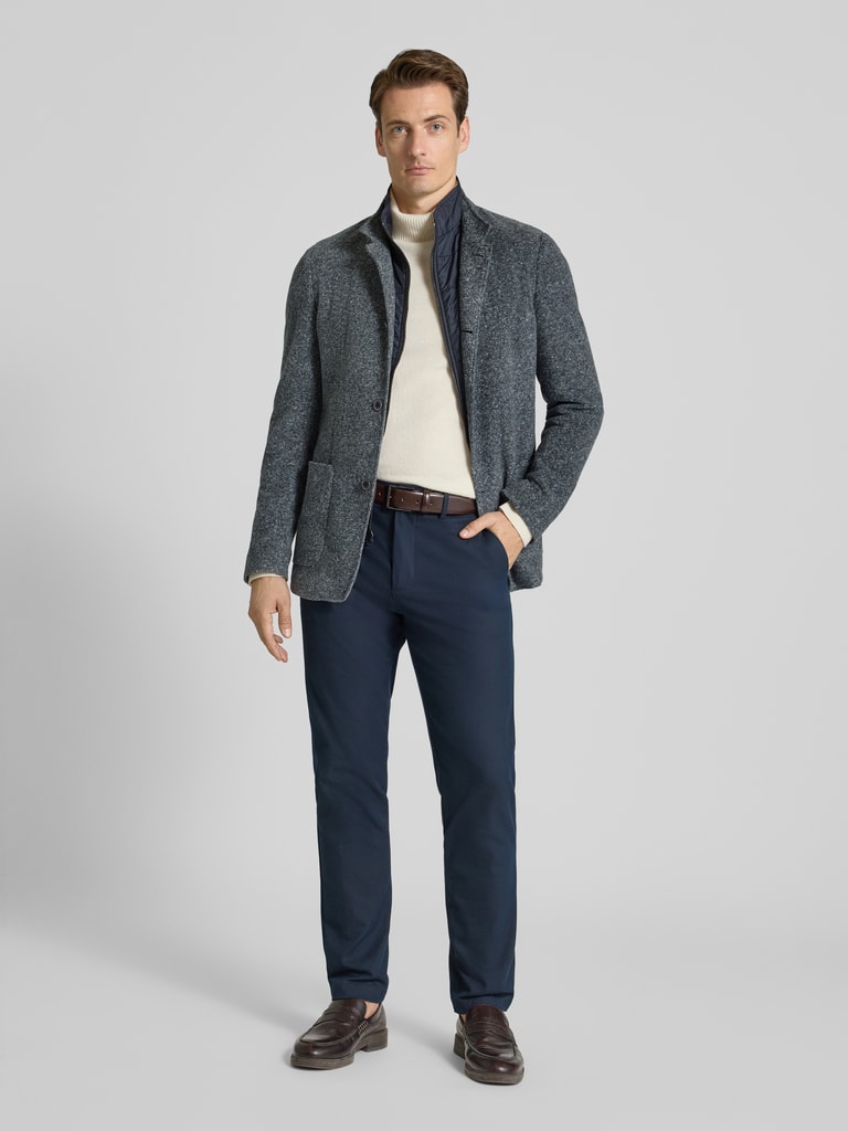 Roy Robson Slim fit colbert met opstaande kraag en borstzak in blauw ...