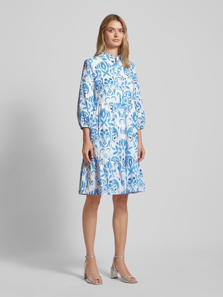 More & More Hemdblusenkleid aus Viskose (weiss) online kaufen