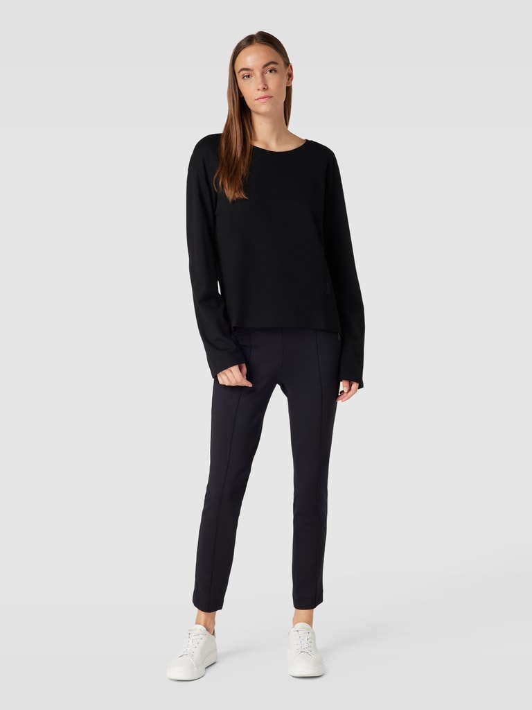 Armedangels Sweatshirt met klokmouwen, model 'BEAA TRICE' in zwart ...