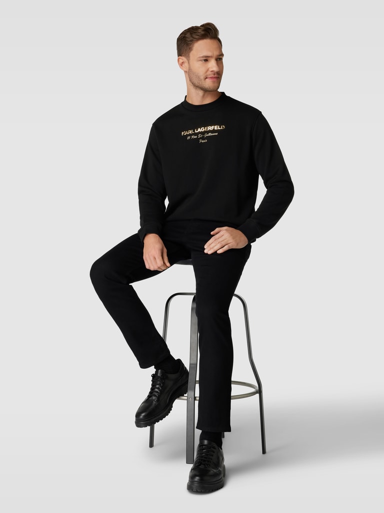 Karl Lagerfeld Sweatshirt mit Label-Detail (black) online kaufen