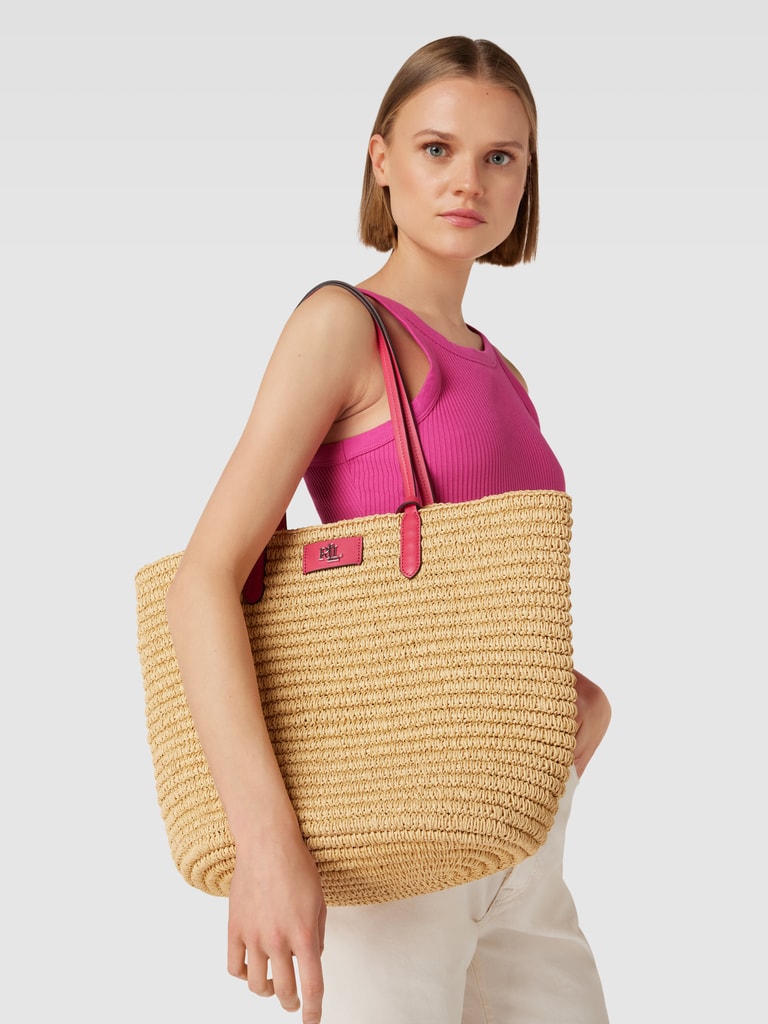 Lauren Ralph Lauren Shopper mit Label-Detail Modell 'BRIE' (pink ...