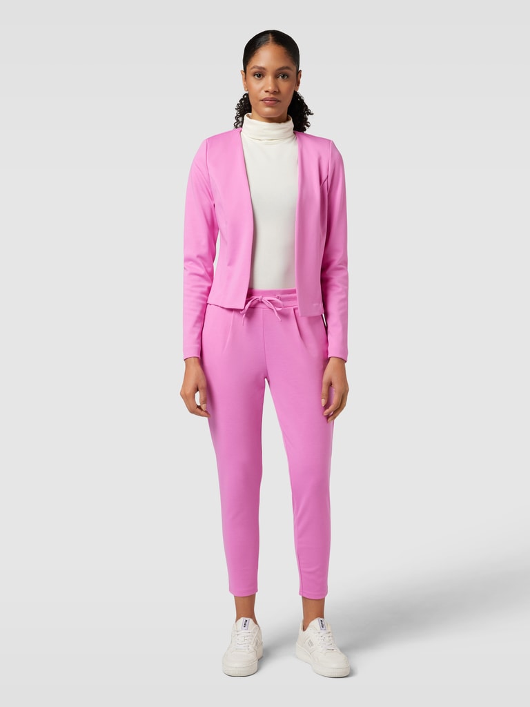 ICHI Blazer met opengewerkte voorkant, model 'KATE' in felroze online ...