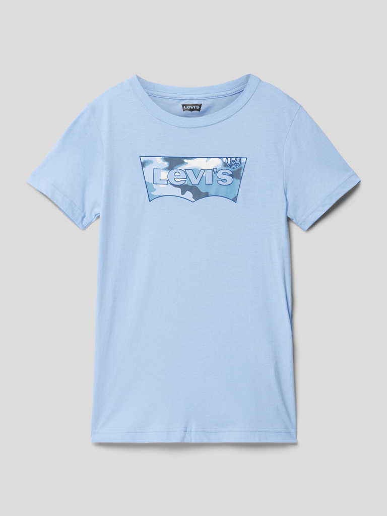 Levi’s® Kids T-Shirt mit Label-Print Modell 'CAMO BATWING FILL TEE ...