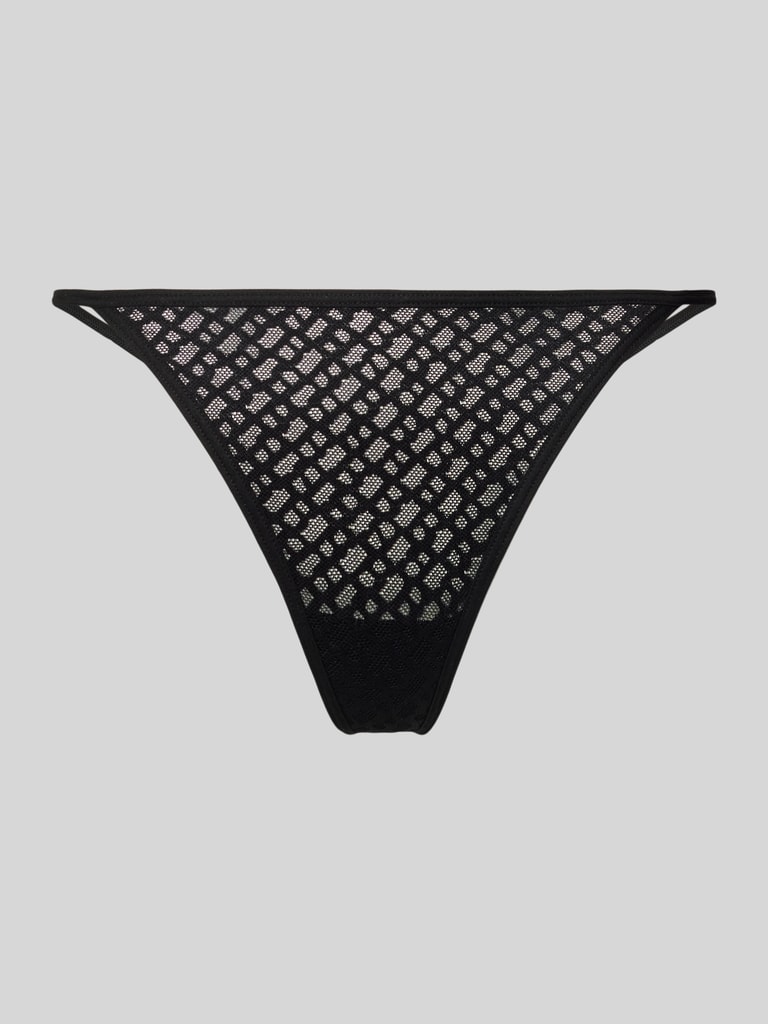 Kup online BOSS Stringi z detalem z logo (czarny)