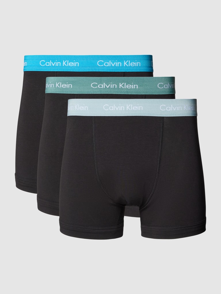 Calvin Klein Underwear Trunks mit Label-Bund im 3er-Pack (black) online ...