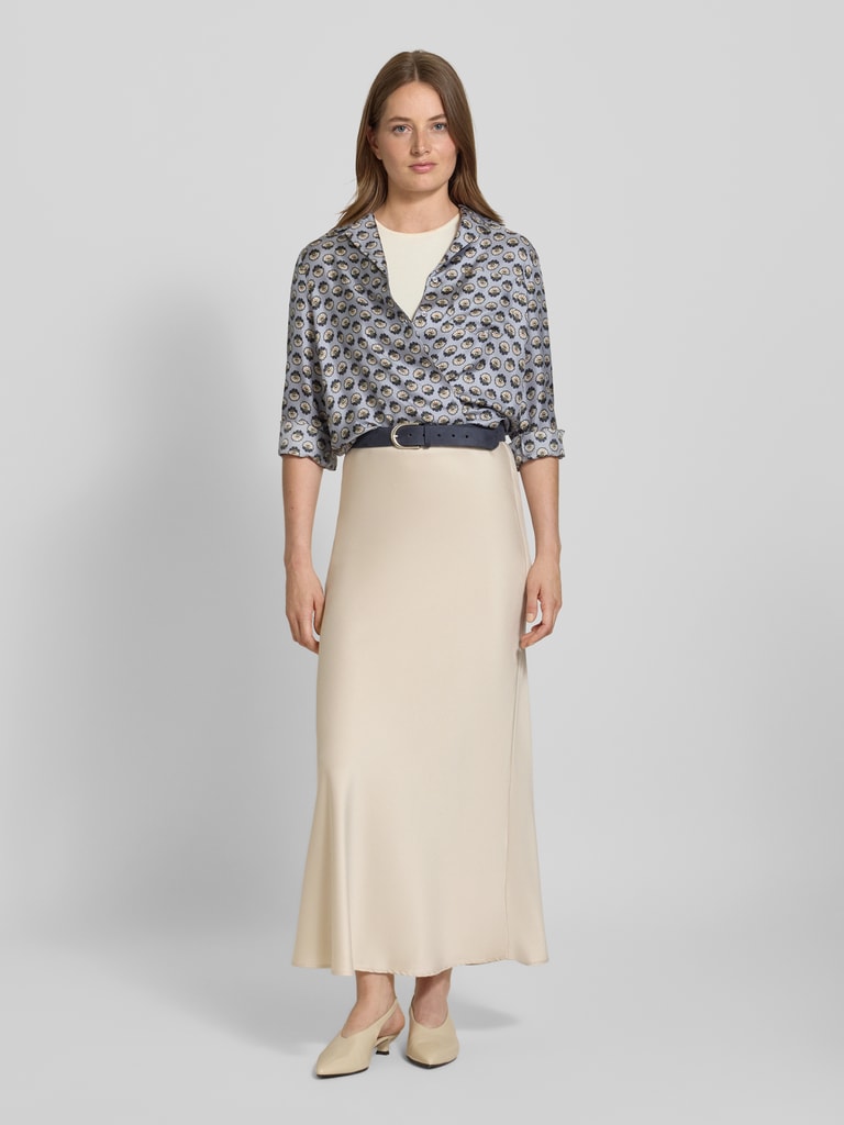 Vero Moda Ausgestellter Midi-Rock mit elastischem Bund Modell 'MERLE' (ecru) online kaufen