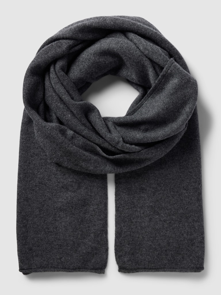 MCNEAL Sjaal van een mix van wol en kasjmier met een breed model in ...