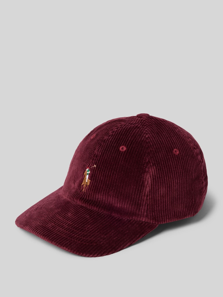 Polo Ralph Lauren Cap aus Cord mit Label-Stitching (dunkelrot) online ...