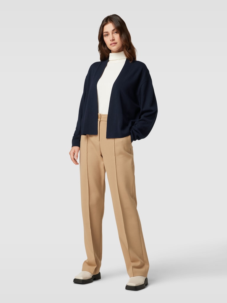 Marc O'Polo Cardigan mit gerippten Abschlüssen (marine) online kaufen