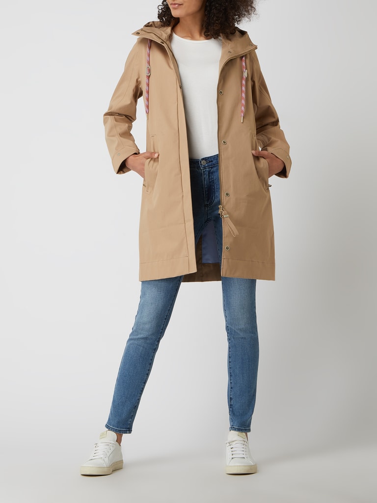 G-LAB Parka mit Kapuze Modell 'Fiala' - wasserdicht (sand) online kaufen