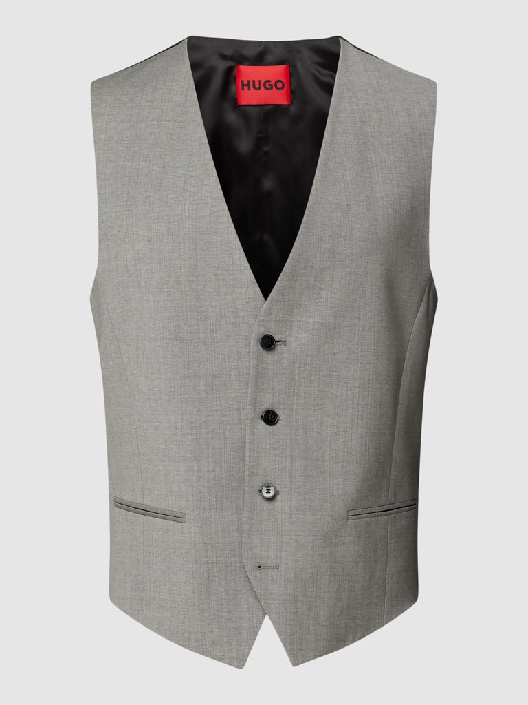 HUGO Weste mit Kontrastrückseite Modell 'Vin' (anthrazit) online kaufen
