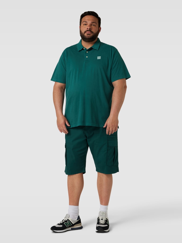 S.Oliver Plus PLUS SIZE Poloshirt mit Label-Patch (bottle) online kaufen