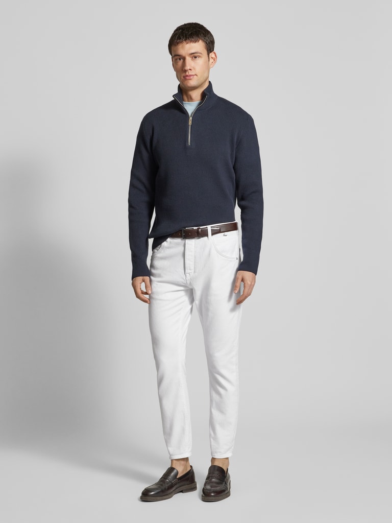 GABBA Tapered Fit Jeans im 5-Pocket-Design Modell 'Alex Monte' (weiss ...
