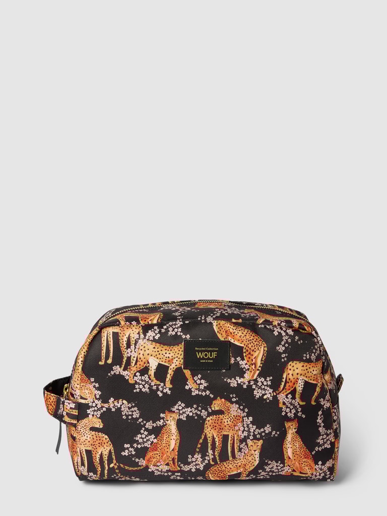 WOUF Make-uptasje met all-over motief, model 'Salome' in zwart online ...