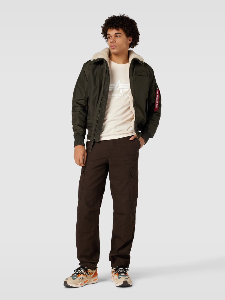 Alpha Industries Jumpsuit van crêpe in offwhite online kopen | P&C