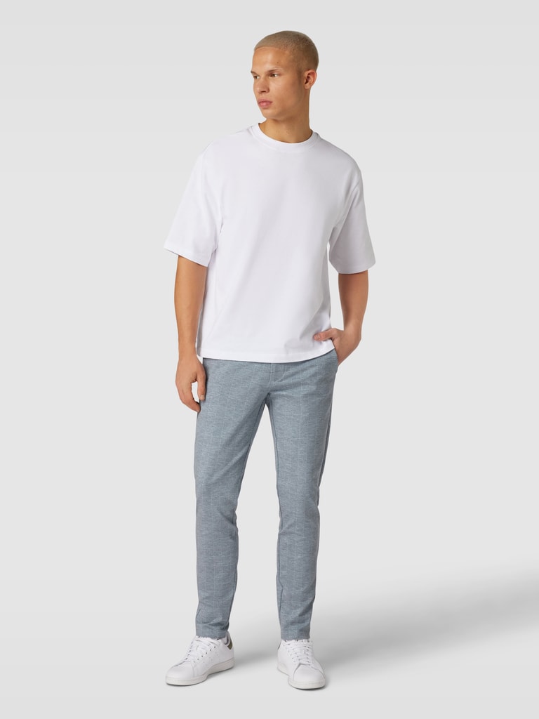 Only & Sons Stoffhose mit Glencheck-Muster Modell 'MARK' (hellgrau ...