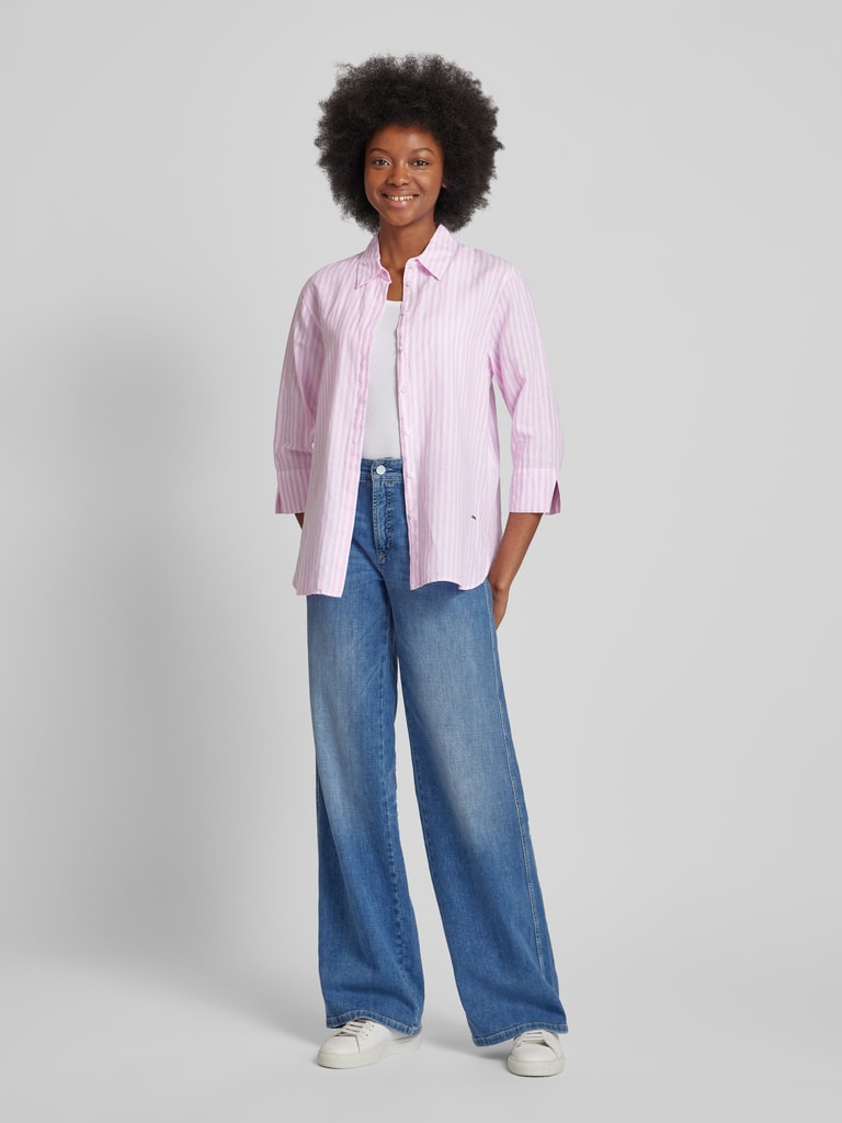 Kup online Brax Bluzka lniana ze wzorem w paski model ‘STYLE.VICKI ...