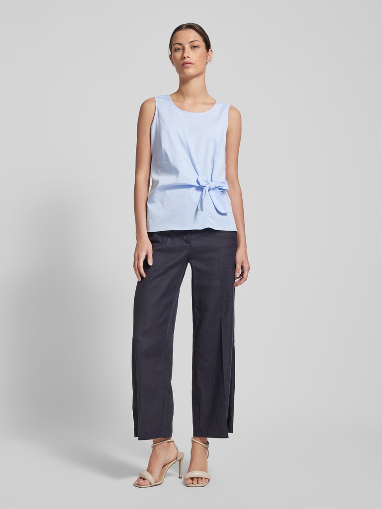Milano Italy Blousetop met knoopdetail in lichtblauw online kopen | P&C