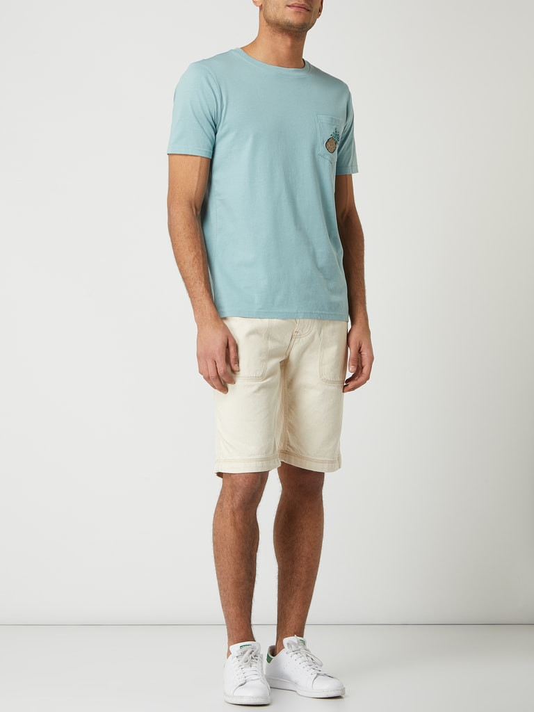 ANERKJENDT Casual Fit T-Shirt mit Brusttasche Modell 'Akrod' (aqua ...