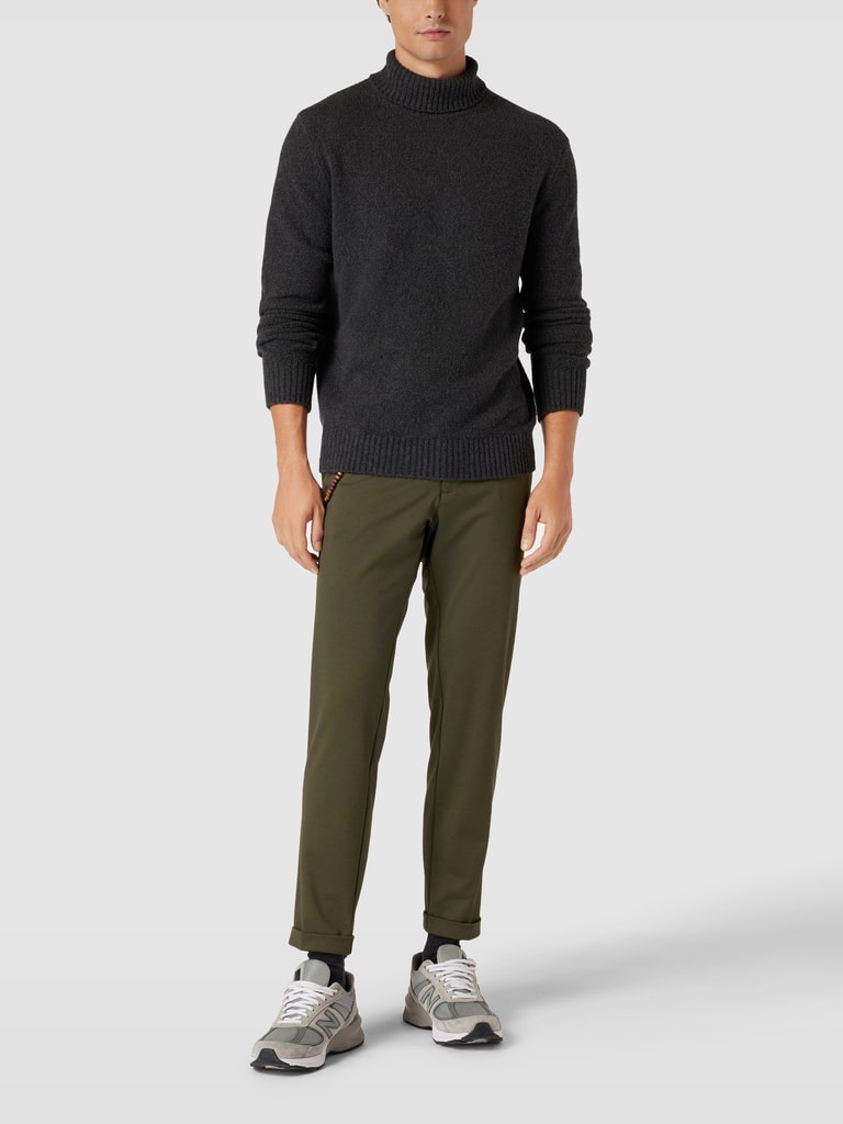 CG - Club of Gents Stoffen broek met labelapplicatie, model 'Clow' in ...