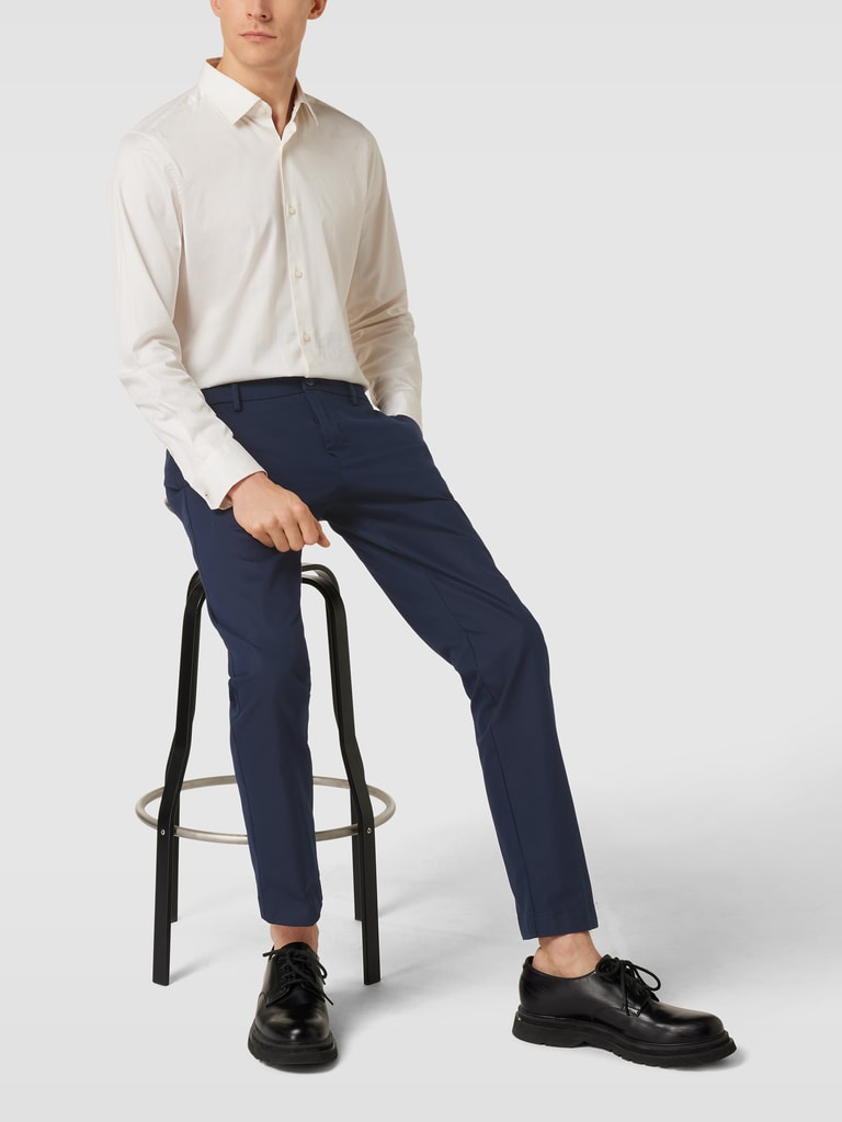 Kup online Casual Friday Spodnie z detalem z logo model ‘Philip 2.0 ...