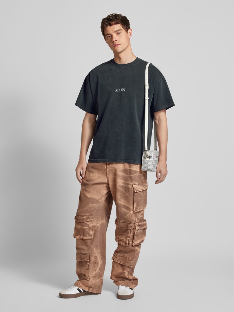 Review X MATW T-Shirt mit Label-Print - MATW X Review (black) online kaufen