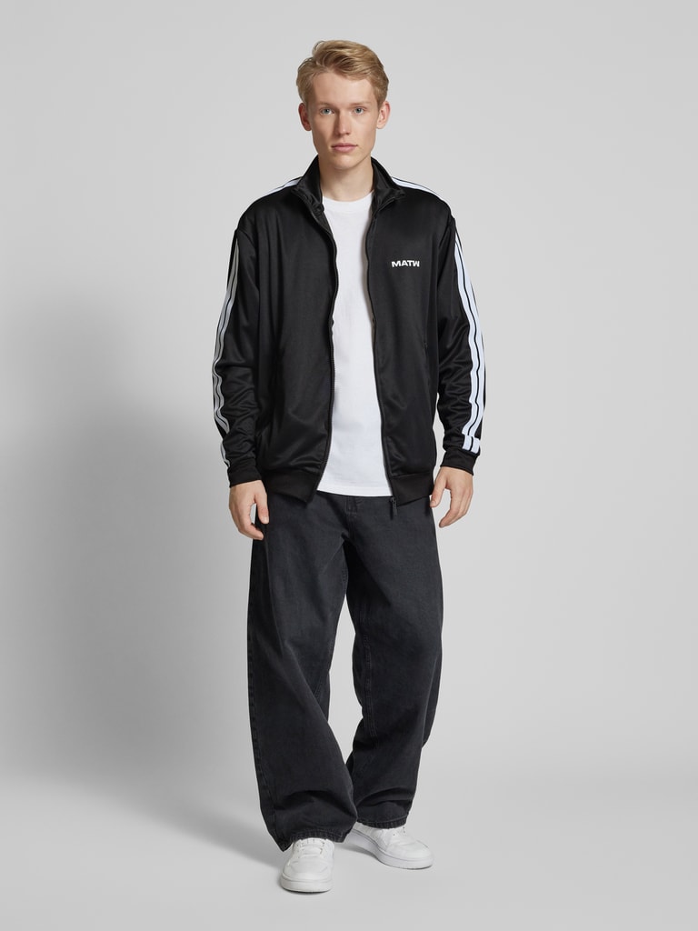 Review X MATW REVIEW X MATW - Trainingsjacke mit Label-Print (black ...