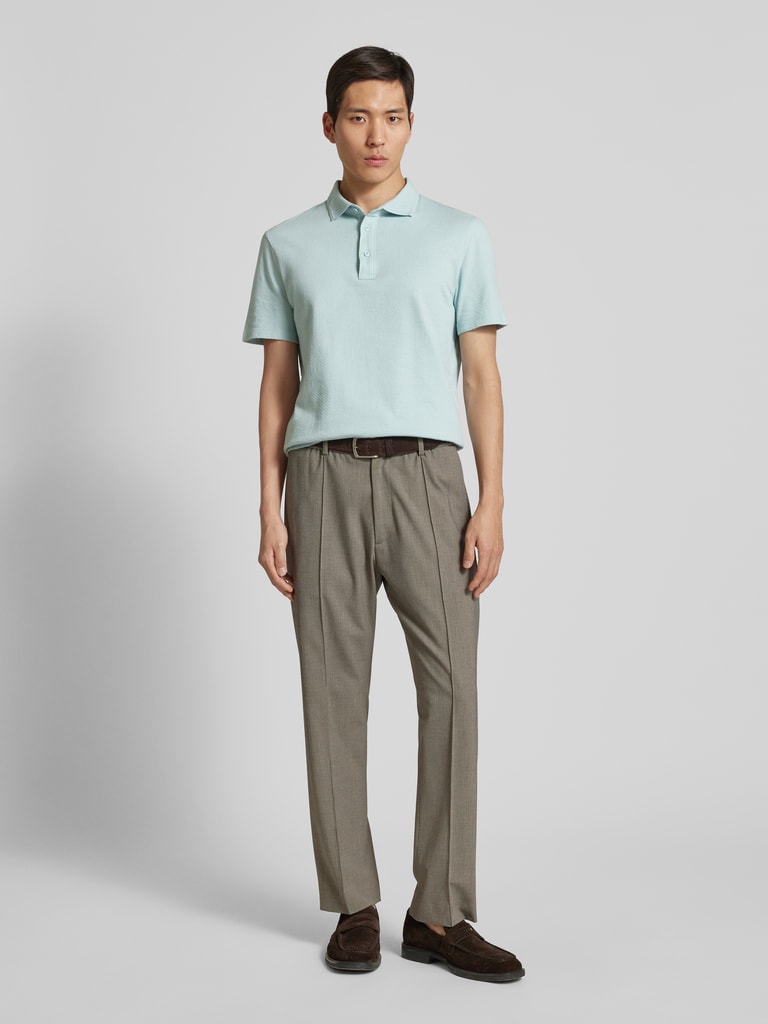 Strellson Poloshirt mit Strukturmuster Modell 'Fisher' (lind) online kaufen