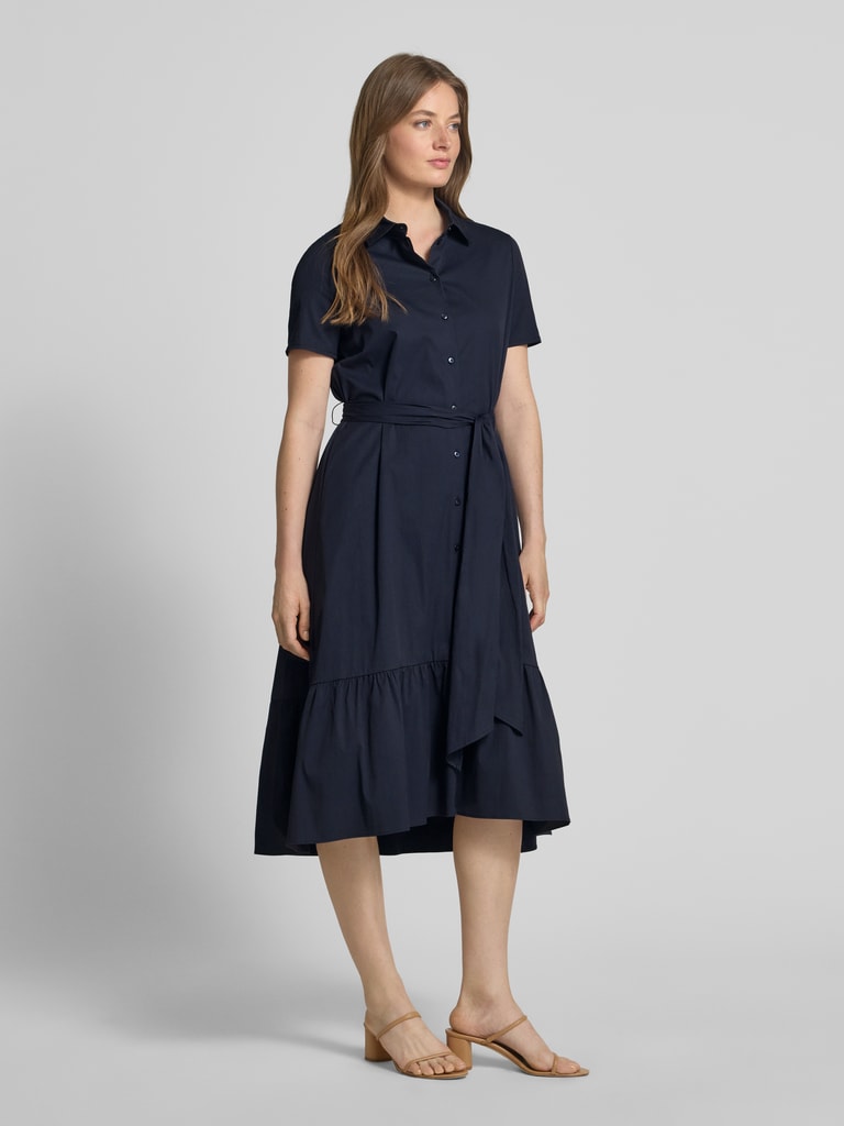 ROBE LÉGÈRE Hemblusenkleid mit Bindegürtel (marine) online kaufen