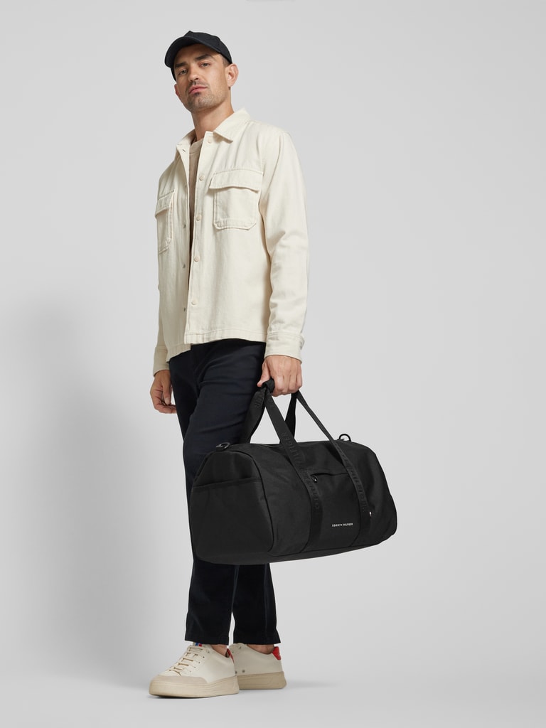 Tommy Hilfiger Duffle Bag mit Label-Print Modell 'ELEMENT' (black ...