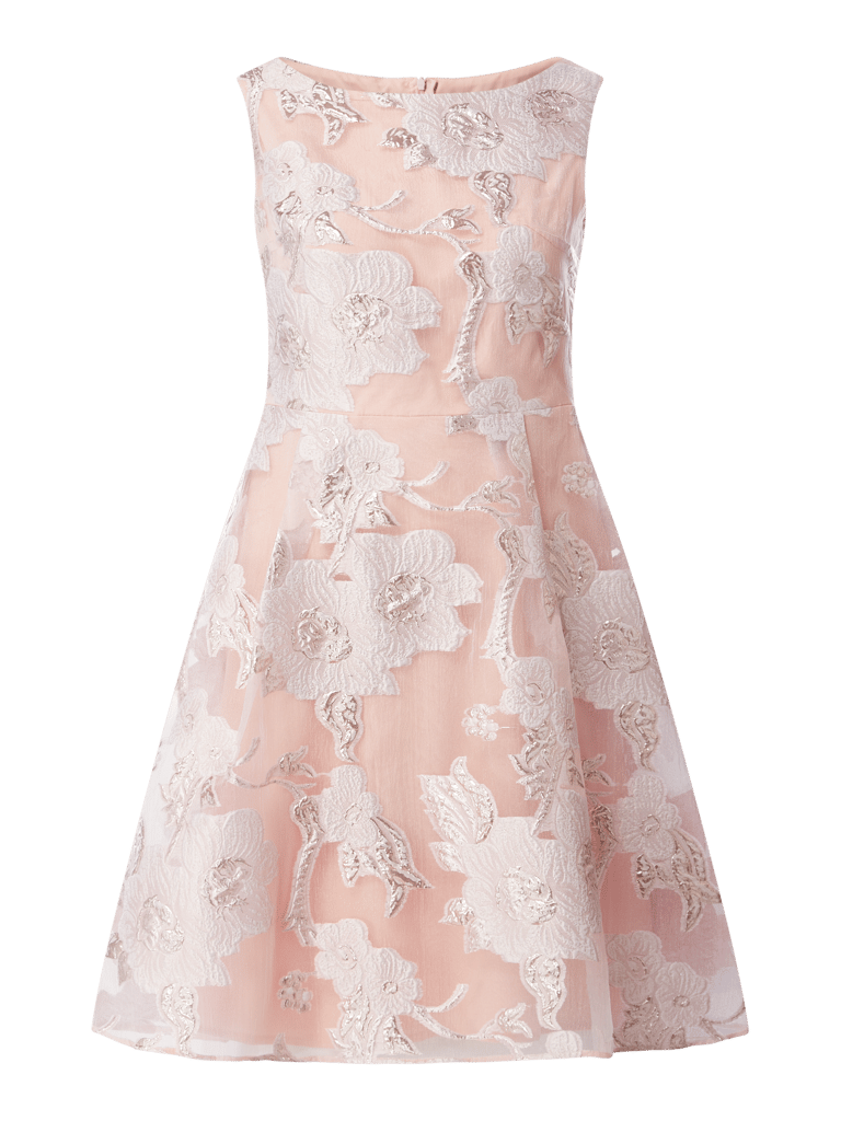 Paradi Cocktailjurk Met Bloemenmotief In Rosé Online Kopen Pandc