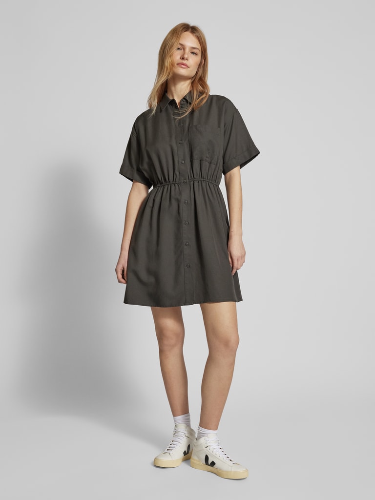 JAKE*S STUDIO WOMAN Hemdblusenkleid mit Brusttasche (anthrazit) online ...