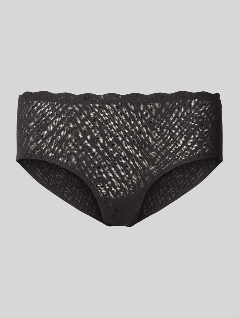 Sloggi Slip met labelprint in zwart online kopen | P&C