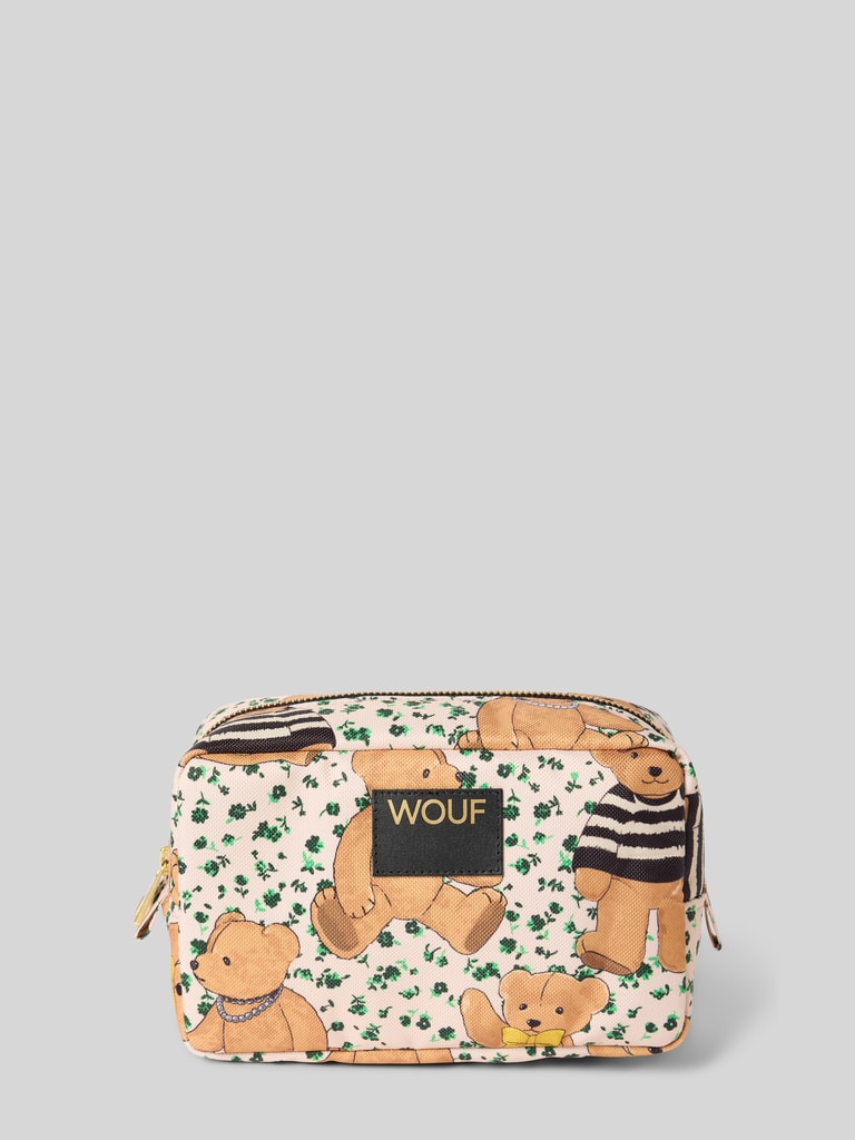 WOUF Make-uptasje met logopatch, model 'Cute' in beige online kopen | P&C