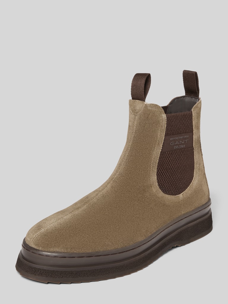 Gant Chelsea Boots mit Label-Detail Modell 'Blistown' (beige) online kaufen