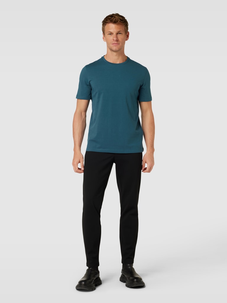 s.Oliver RED LABEL T-Shirt mit Label-Detail Modell 'BASIC' (tuerkis ...