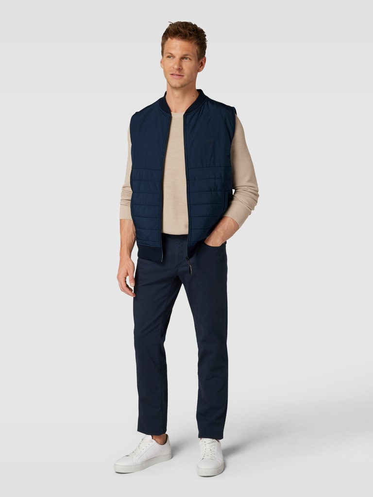 Fynch-Hatton Steppweste mit Stehkragen (marine) online kaufen