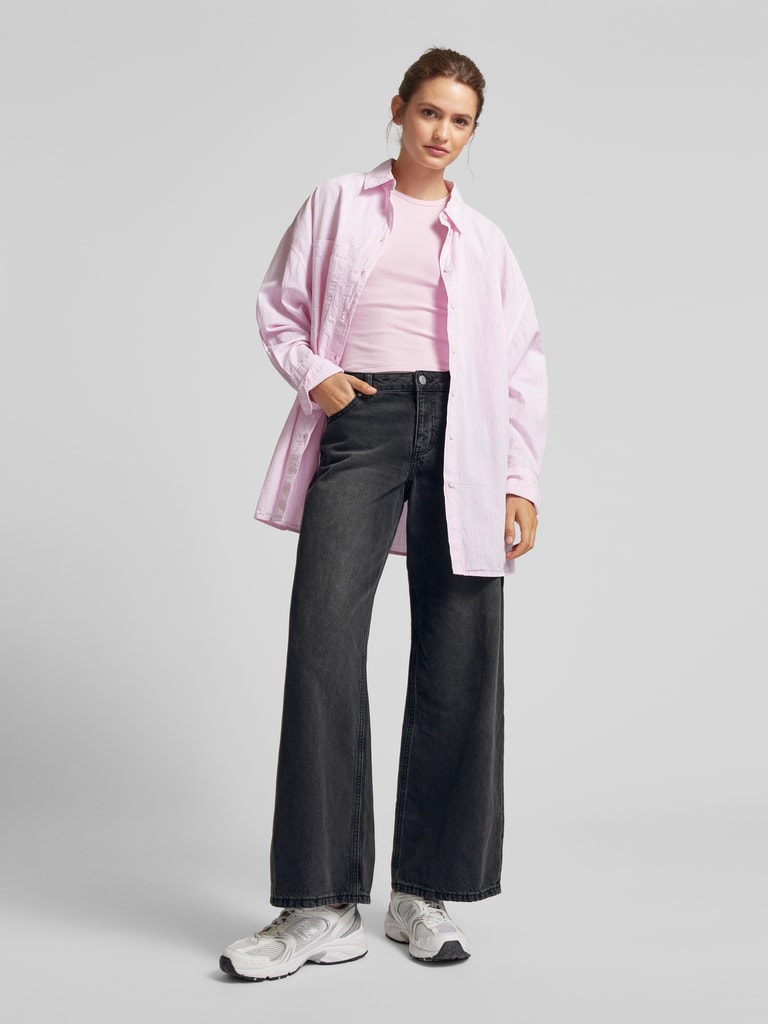 Kup online Review Jeansy Essentials Wideleg (czarny)