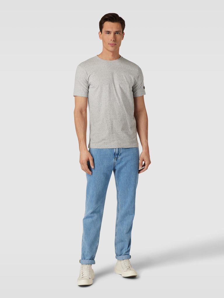 NO EXCESS T-shirt met streepmotief in zand online kopen | P&C