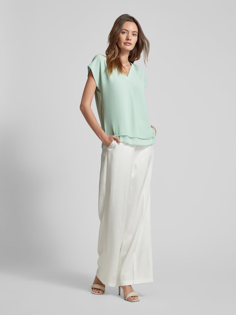 OPUS Blusenshirt mit V-Ausschnitt Modell 'Feliso' (mint) online kaufen