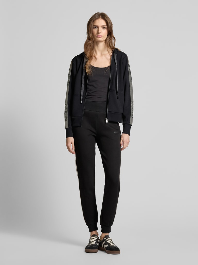 Guess Activewear Sweatpants mit Label-Print Modell 'BRITNEY' (black ...