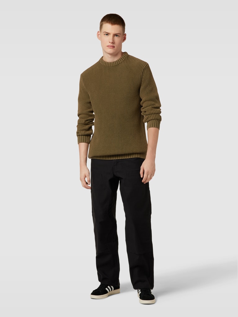 Kup online Alpha Industries Sweter z dzianiny z detalem z logo model ...