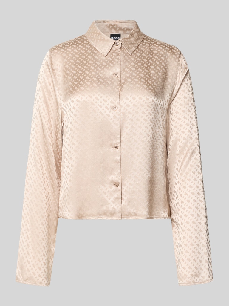 BOSS Relaxed Fit Pyjama-Oberteil aus reinem Viskose Modell 'B MONOGRAM ...