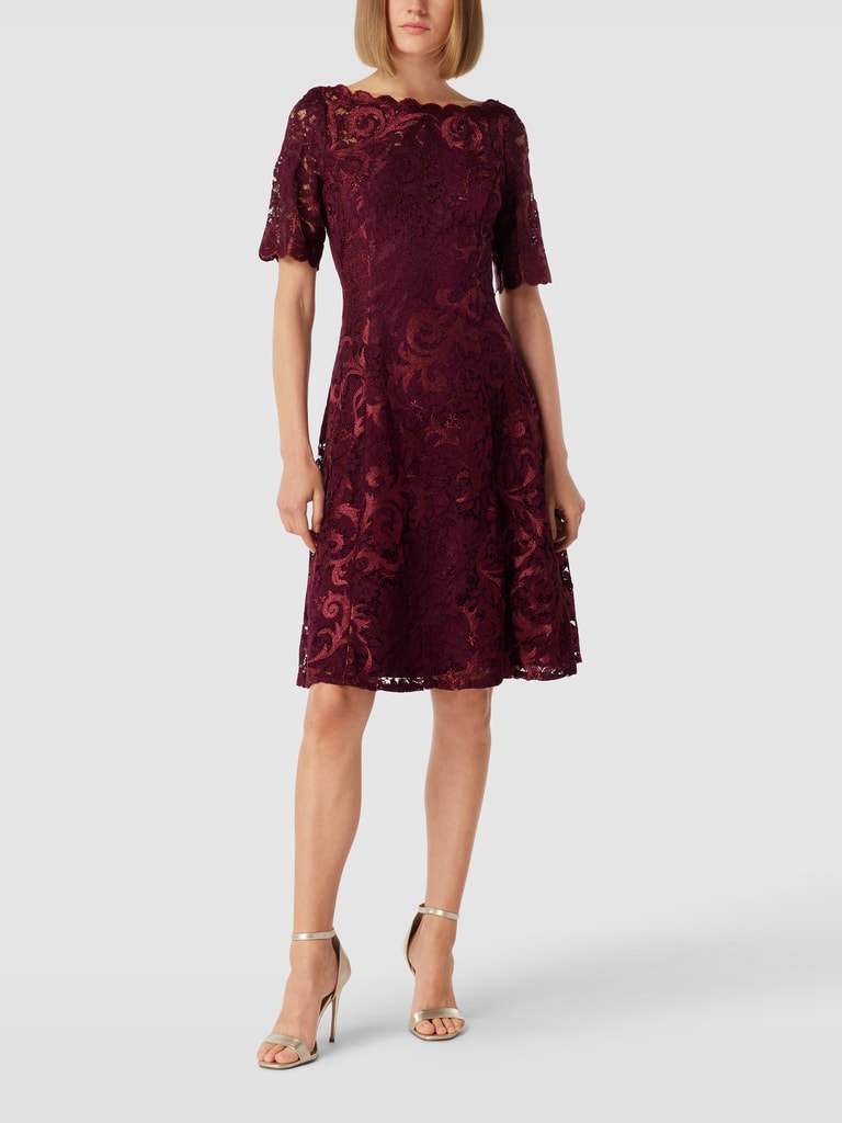 Adrianna Papell Cocktailkleid mit floralem Muster (bordeaux) online kaufen