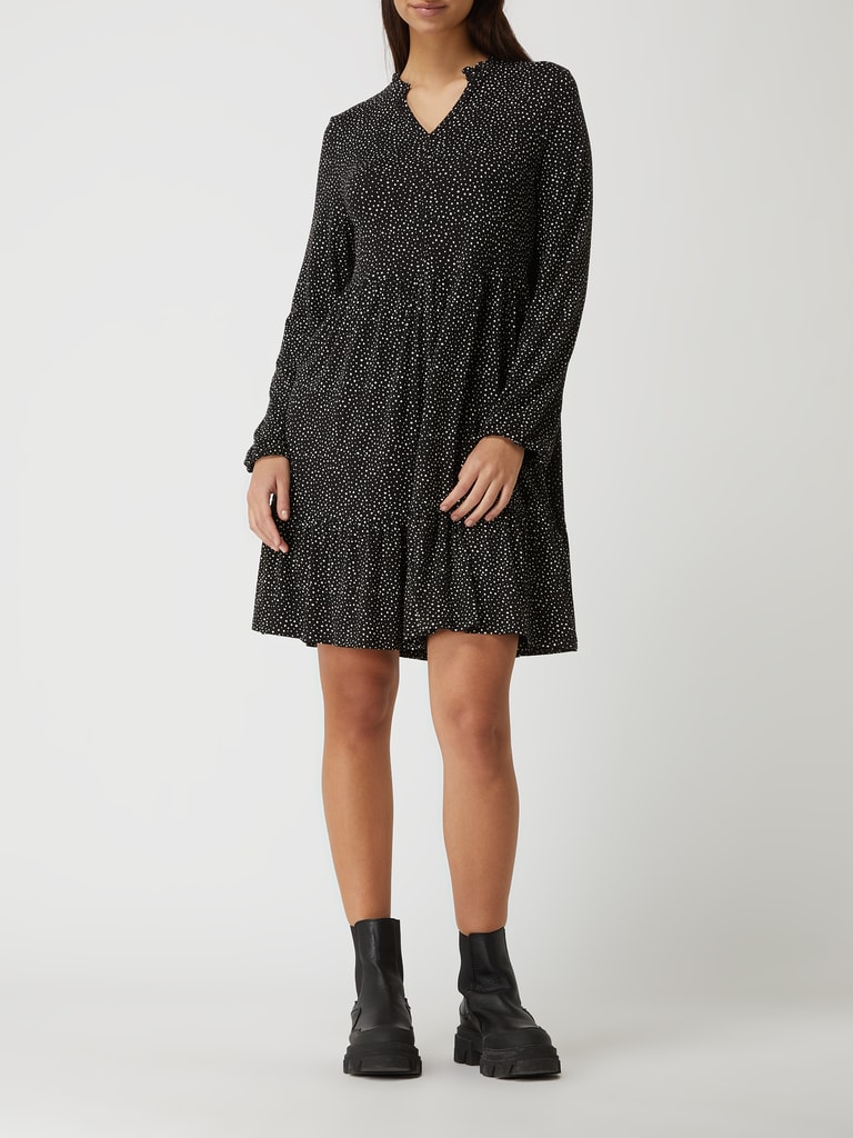 edc By Esprit Jurk met all-over motief in zwart online kopen | P&C