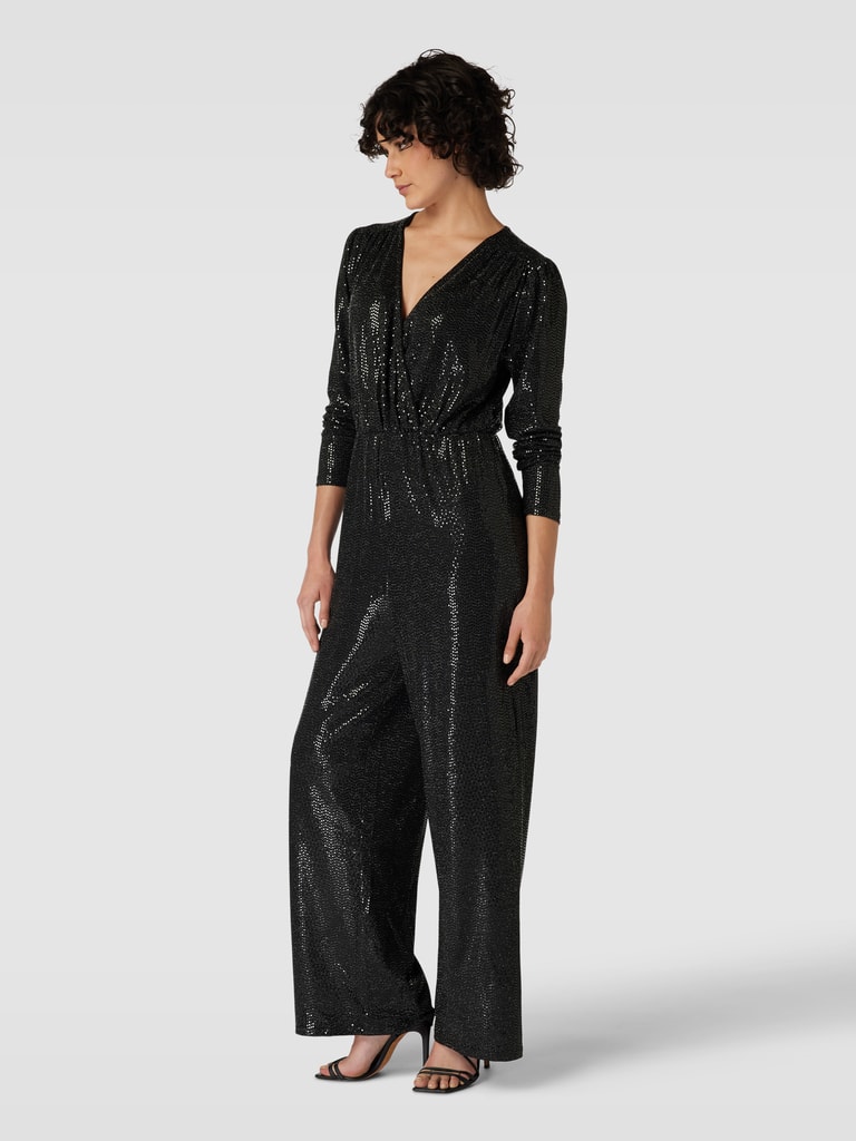 ICHI Jumpsuit mit Paillettenbesatz Modell 'LOANE' (black) online kaufen