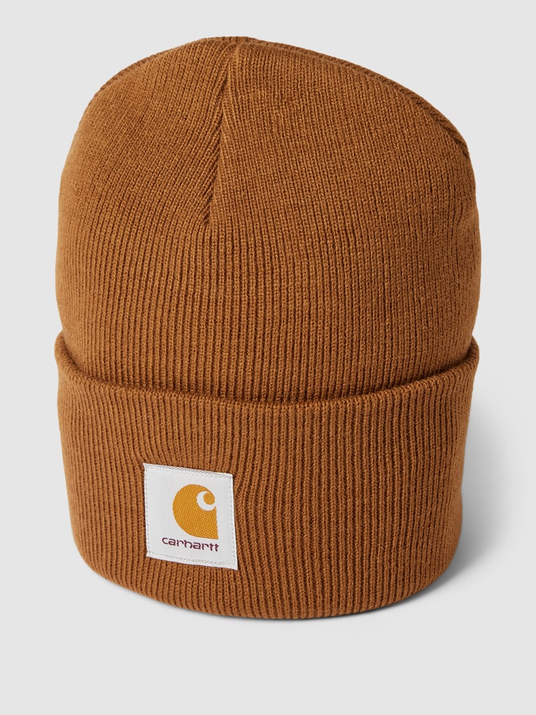 Carhartt Work In Progress Muts met logopatch in camel online kopen | P&C