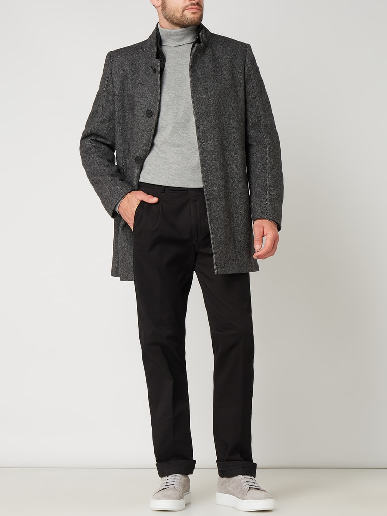 Hiltl Comfort Fit Chino mit Stretch-Anteil Modell 'Morello U' (black ...